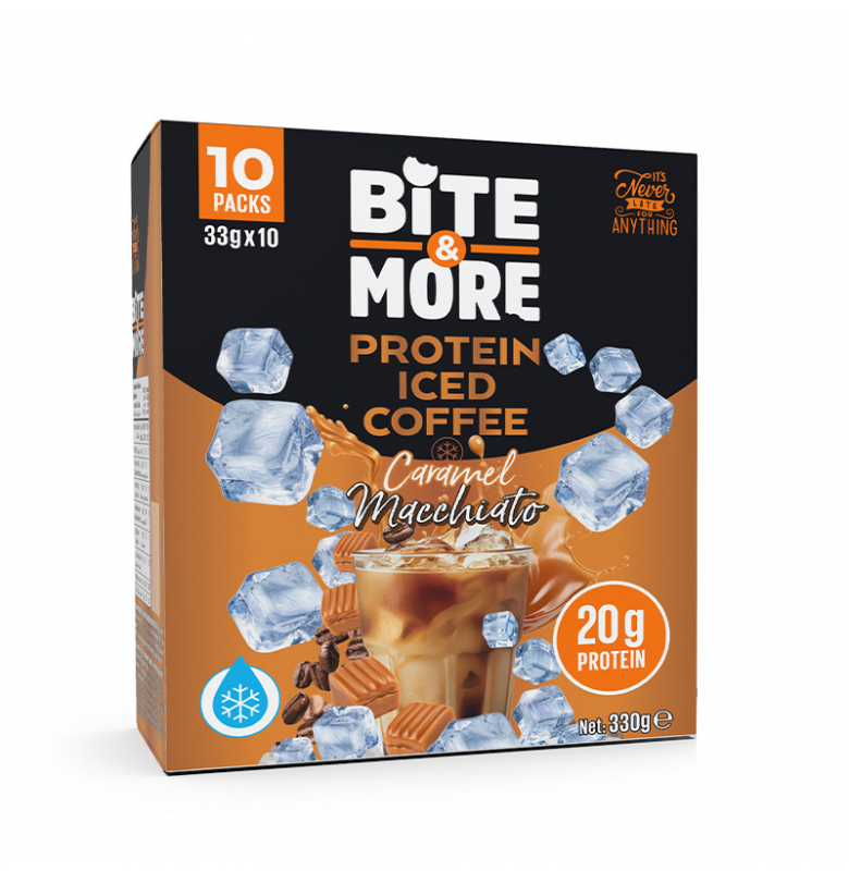 Bite & More Protein Iced Coffee Caramel Macchiato