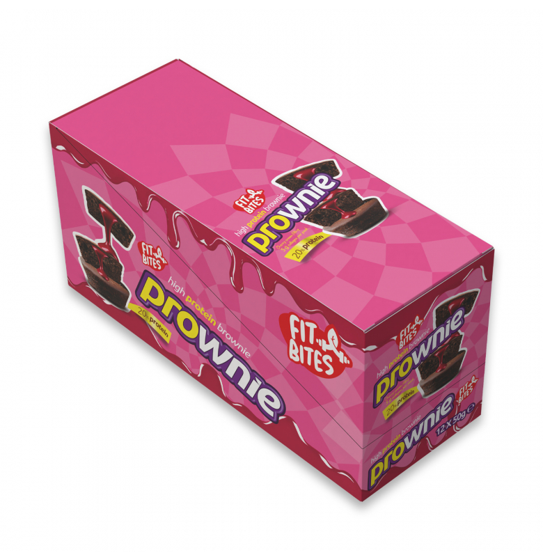 Fit Bites Prownie High Protein Brownie Cherry Cream