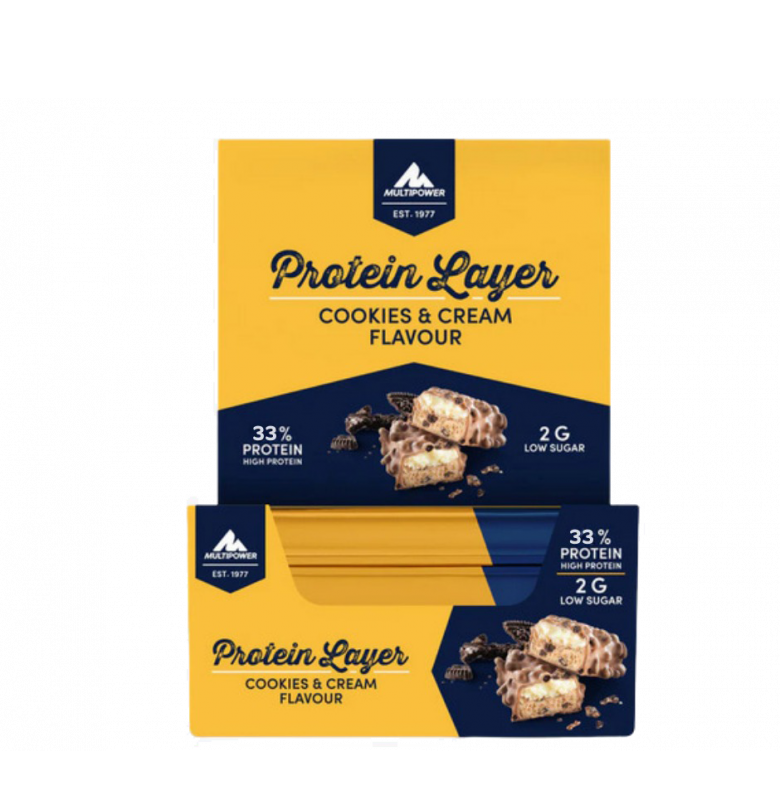 Multipower Protein Layer Protein Bar Kurabiye & Krema