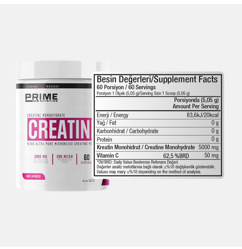 Prime Nutrition Creatine Aromasız