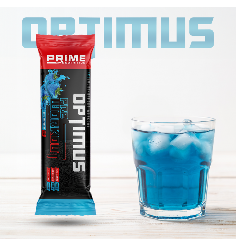 Prime Nutrition Optimus Pre-Workout Blue Raspberry