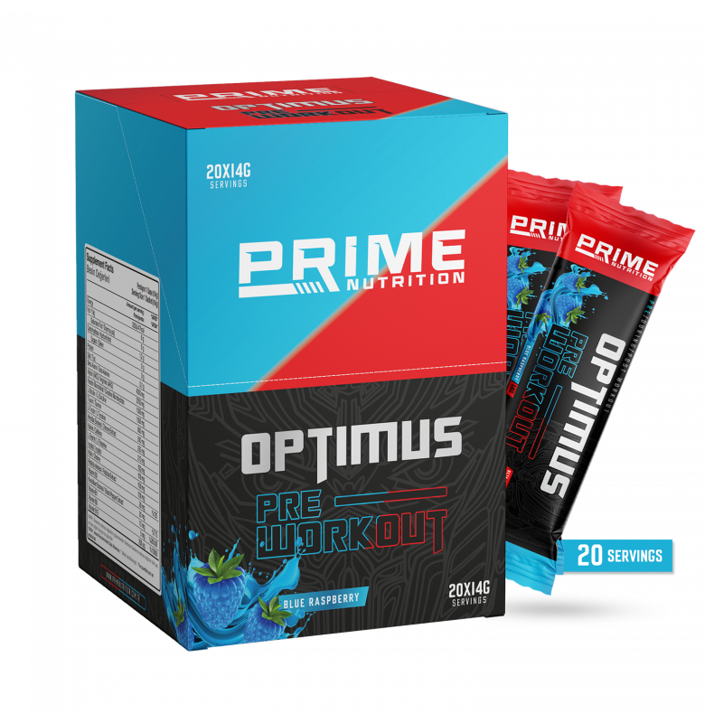 Prime Nutrition Optimus Pre-Workout Blue Raspberry