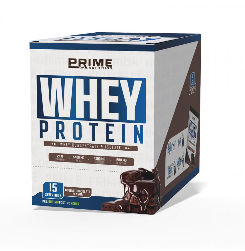Prime Nutrition Whey Protein Sachet Double Chocolate